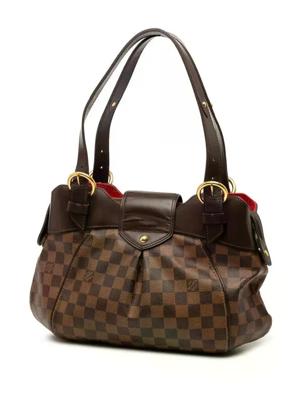 LOUIS VUITTON 2009 Damier Ebene Sistina Pm Shoulder Bag