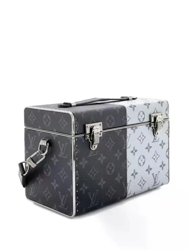 LOUIS VUITTON Trunk Monogram Eclipse Split Canvas Mini Shoulder Bag