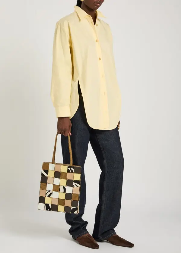 Khaite Emma Small Panelled Tote Bag