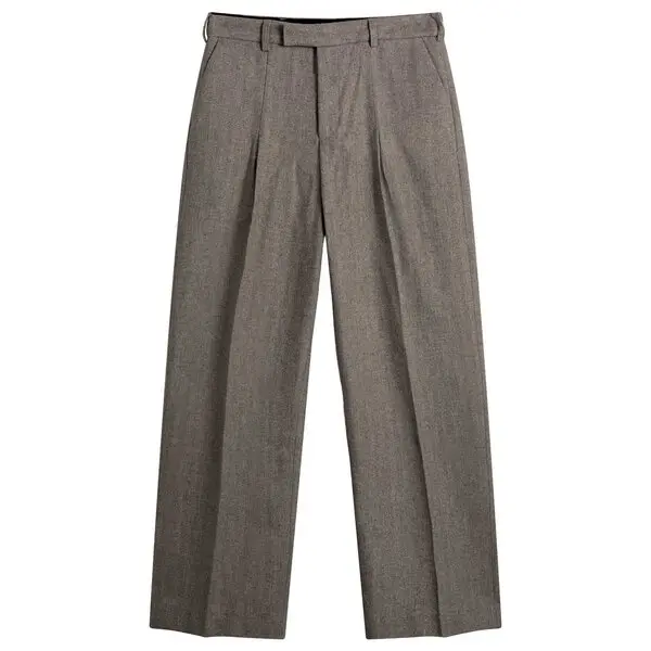 ABOUT:BLANK Herringbone Tailored Wide Leg Trousers