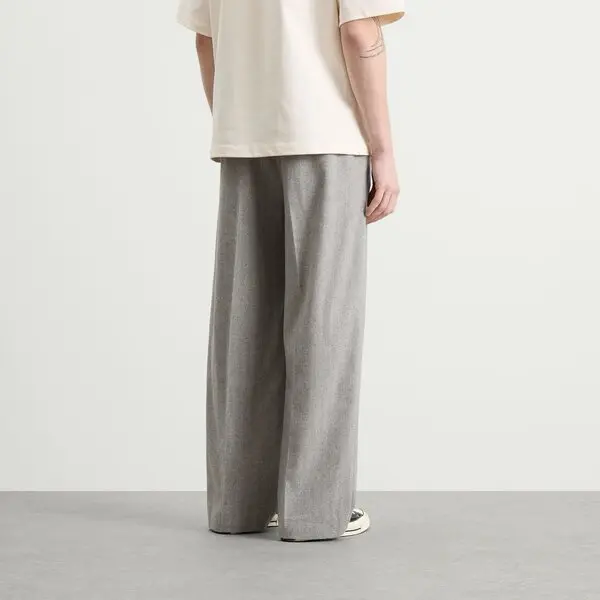 ABOUT:BLANK Herringbone Tailored Wide Leg Trousers