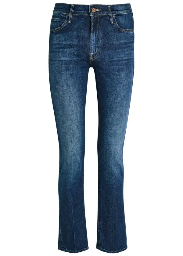 MOTHER The Rascal Skimp Slim Tapered-leg Jeans - Indigo