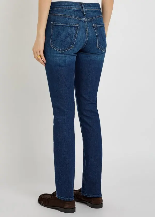 MOTHER The Rascal Skimp Slim Tapered-leg Jeans - Indigo