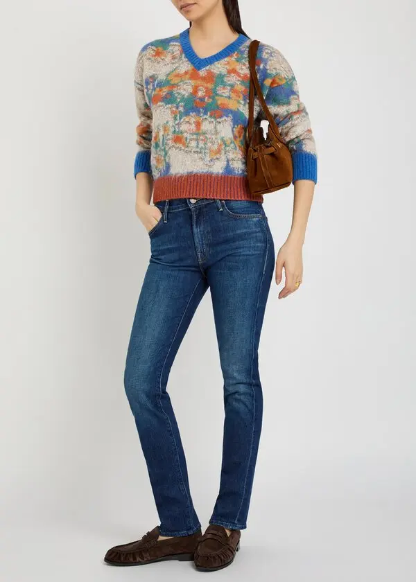 MOTHER The Rascal Skimp Slim Tapered-leg Jeans - Indigo