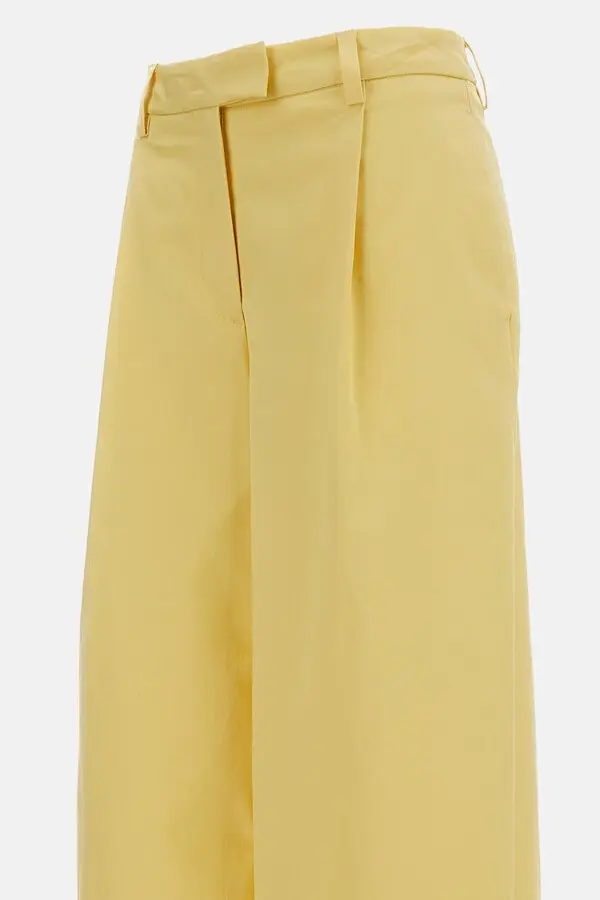 THELATEST Deva Gabardine Trousers - Yellow