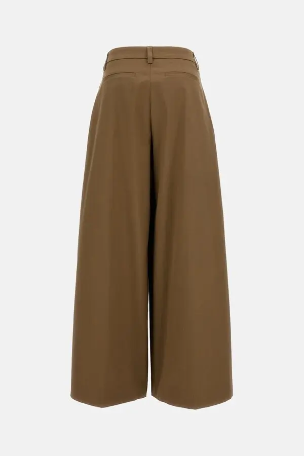 THELATEST Deva Gabardine Trousers - Brown