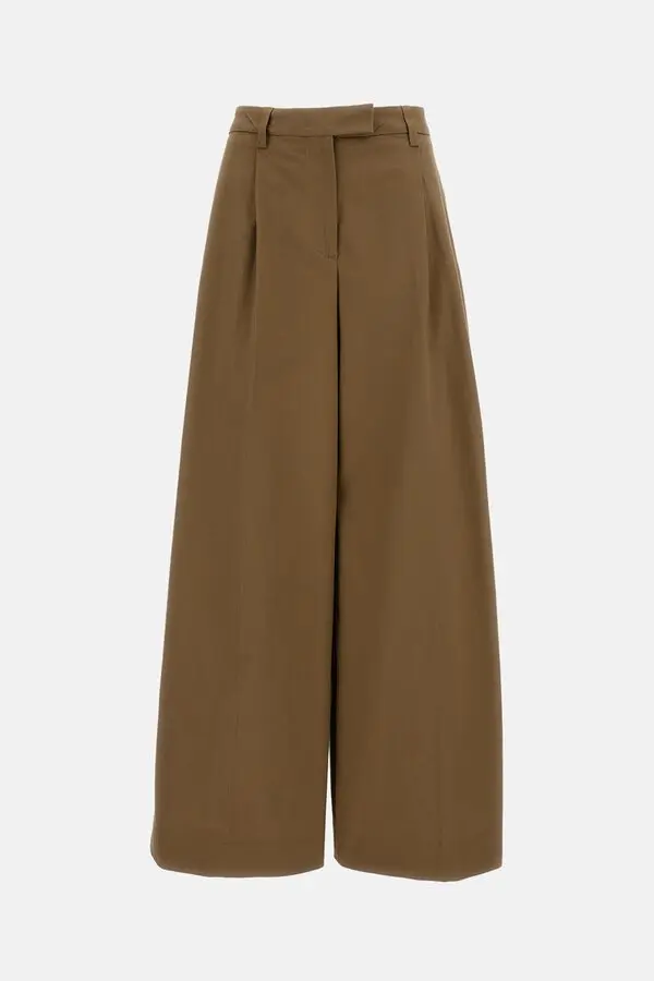 THELATEST Deva Gabardine Trousers - Brown