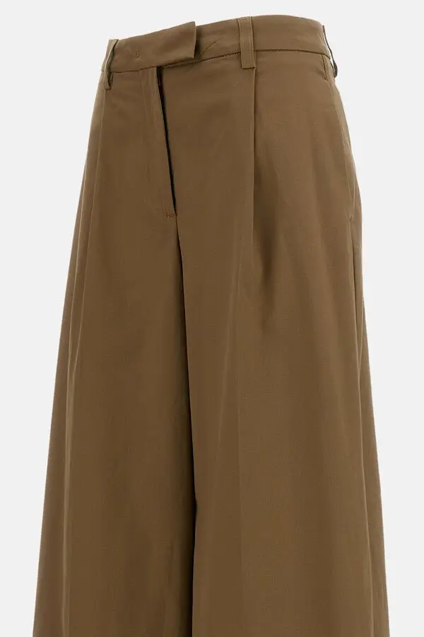 THELATEST Deva Gabardine Trousers - Brown