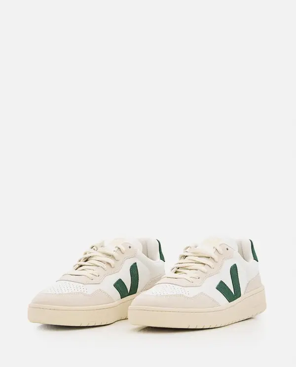 VEJA V-90 Leather Trainers - Multicolor