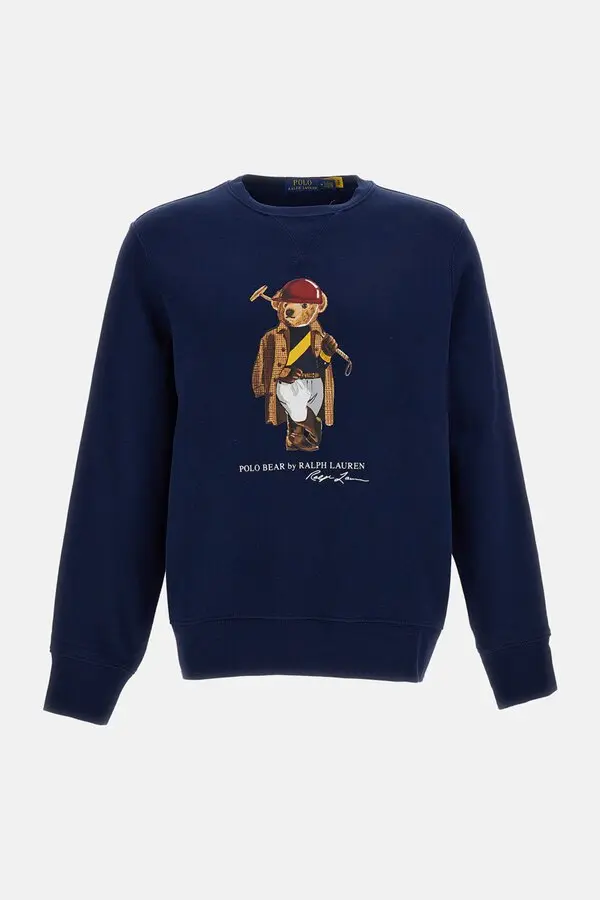 Polo Ralph Lauren Teddy Bear Print Sweatshirt - Blue