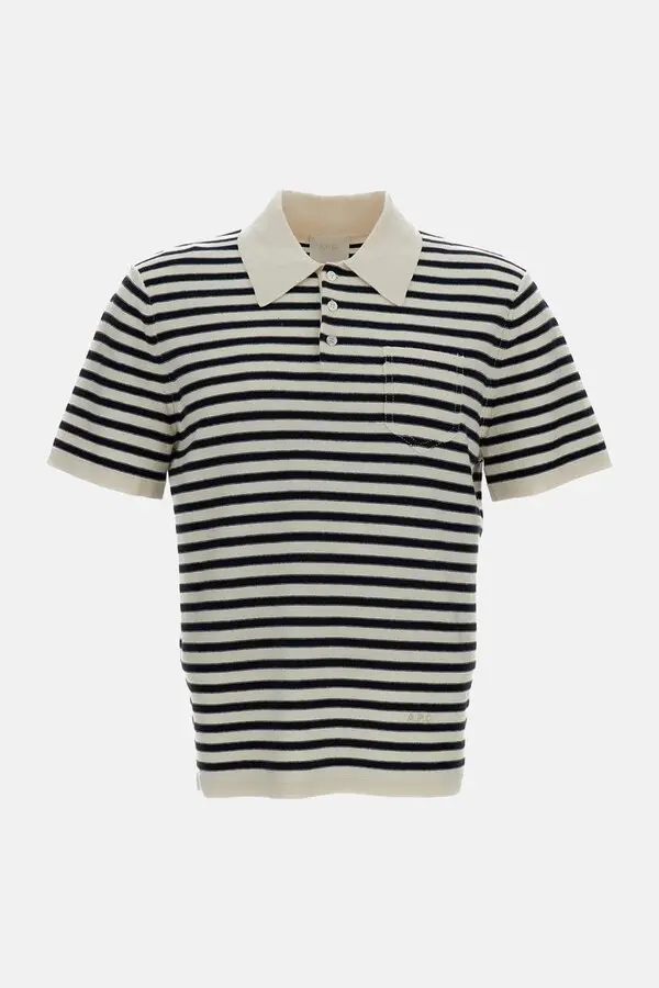 A.p.c. Eliot Striped Shirt - White
