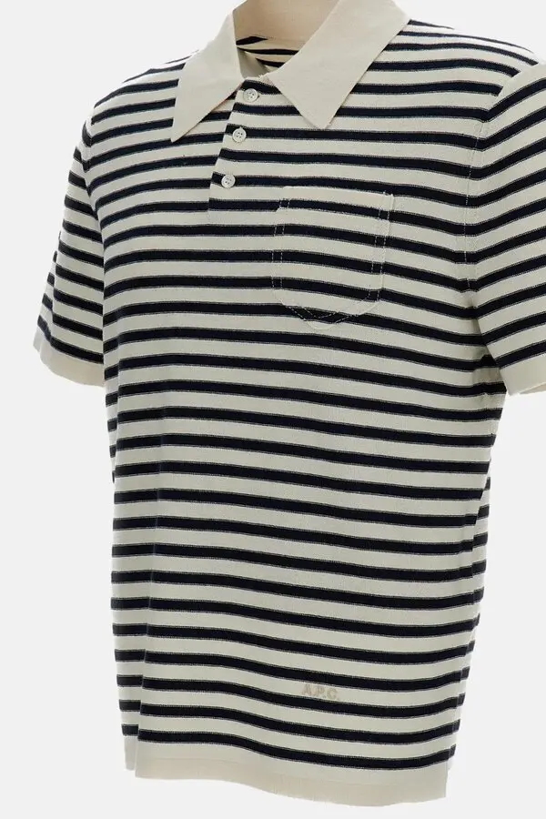 A.p.c. Eliot Striped Shirt - White