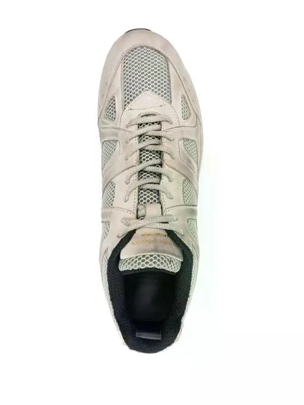 Officine Creative Distressed-effect Mesh Sneakers