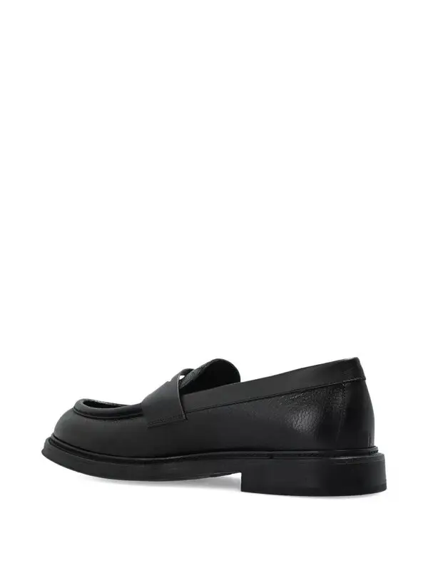 Emporio Armani Leather Loafers