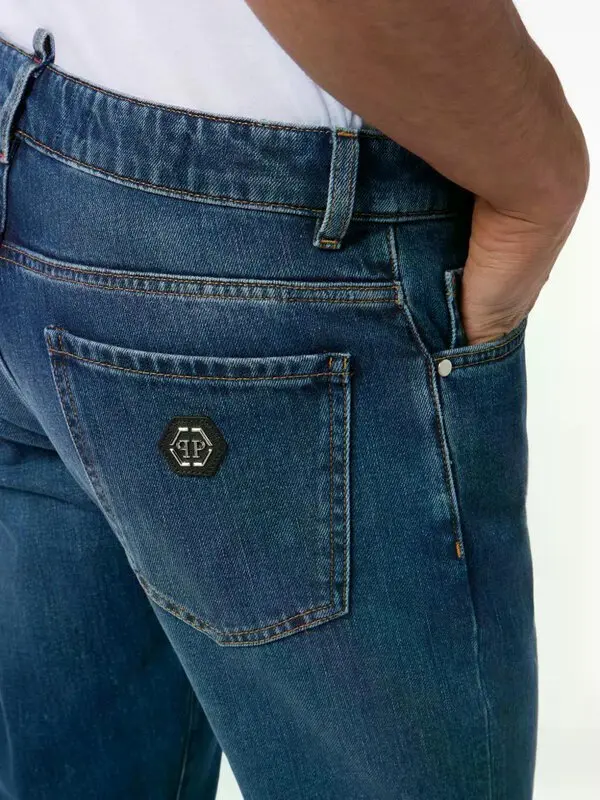 Philipp Plein Straight-leg Jeans - Blue