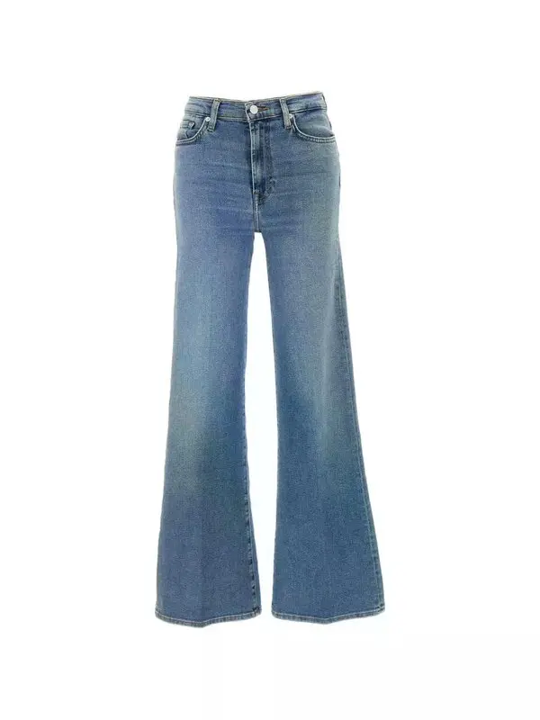 7 For All Mankind Modern Dojo Wide Leg Jeans - Blue