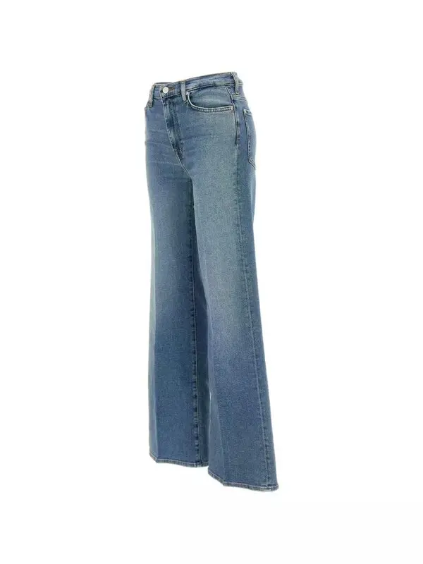 7 For All Mankind Modern Dojo Wide Leg Jeans - Blue