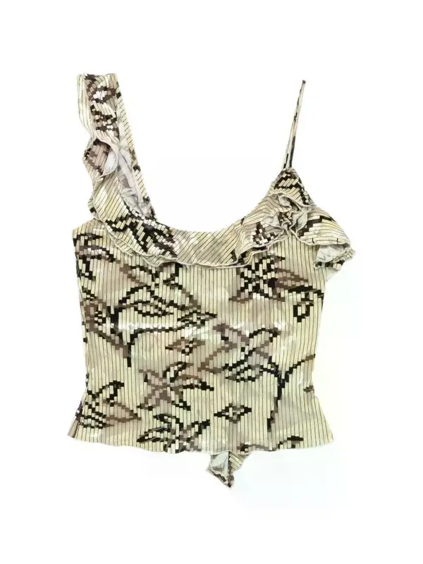 SIEDRES Arla Ruffled Floral Top