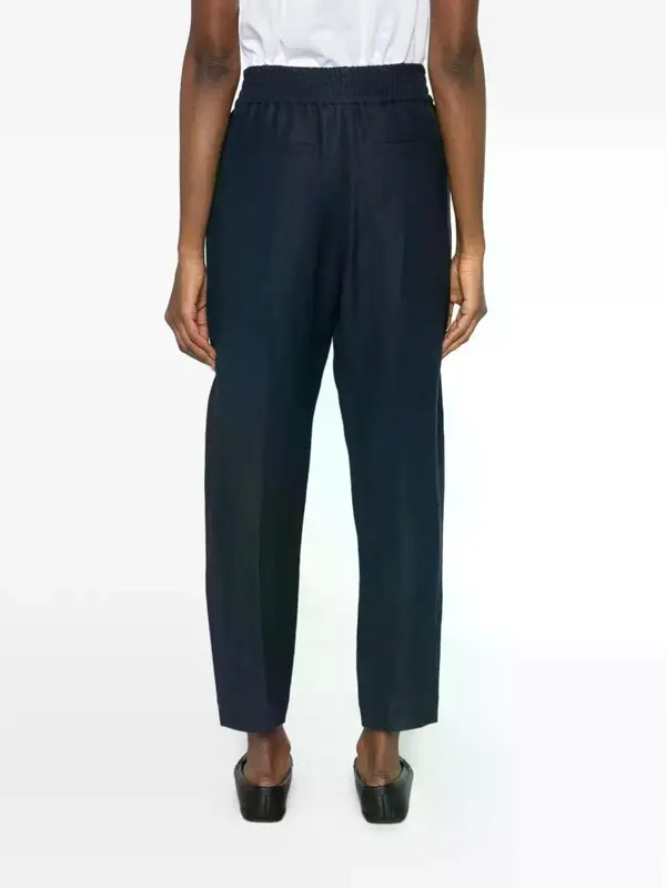 Brunello Cucinelli Elasticated-waistband Trousers - Blue