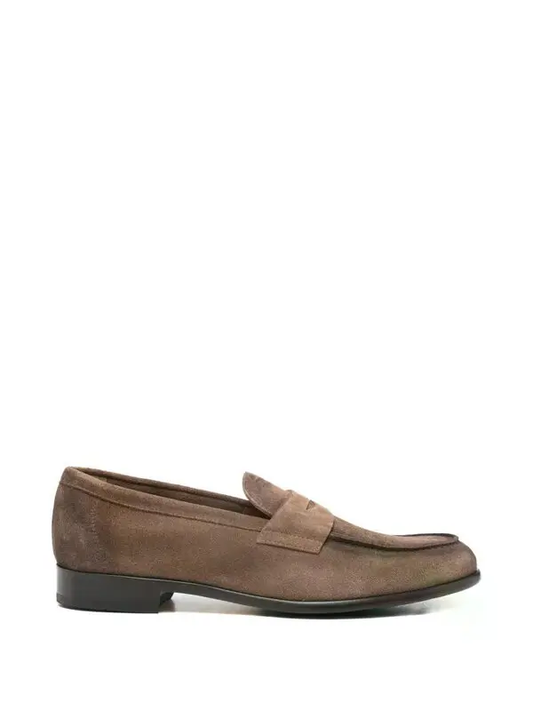 DOUCAL'S Suede Loafers - Brown