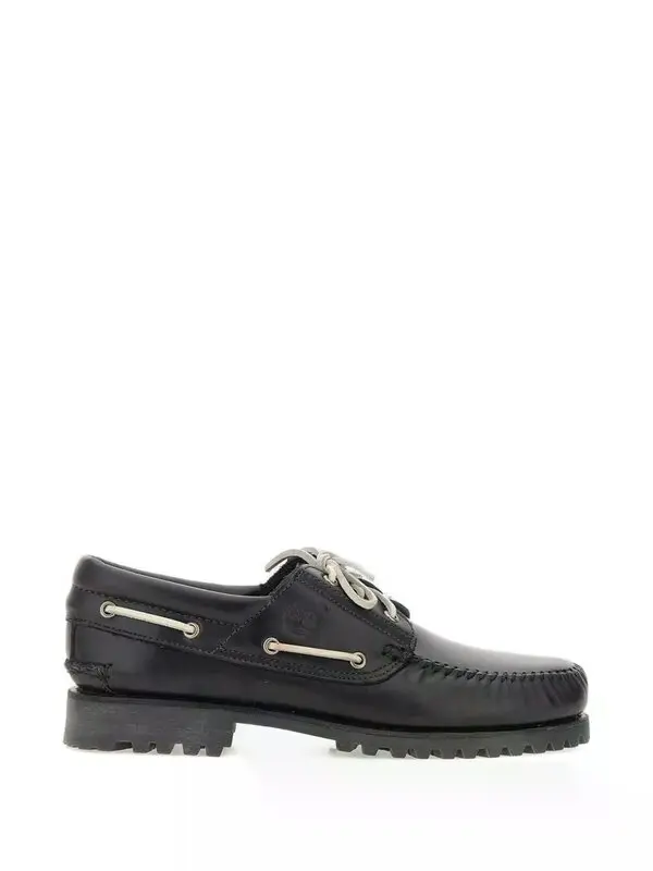 Timberland Road Trip 3-eye Lug Handsewn Boat Shoes - Black