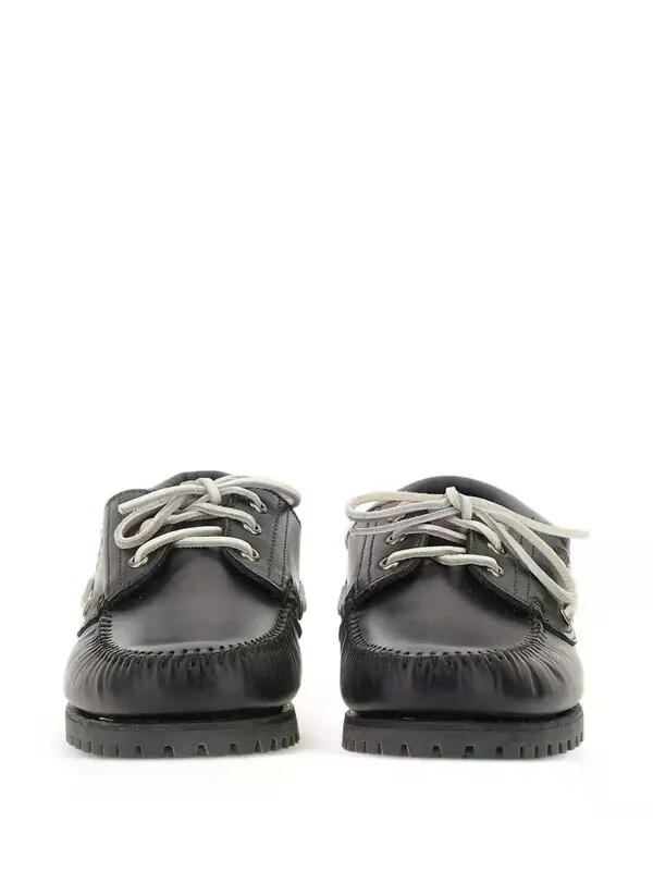 Timberland Road Trip 3-eye Lug Handsewn Boat Shoes - Black