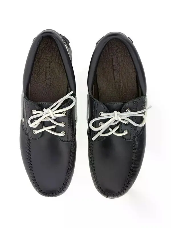 Timberland Road Trip 3-eye Lug Handsewn Boat Shoes - Black