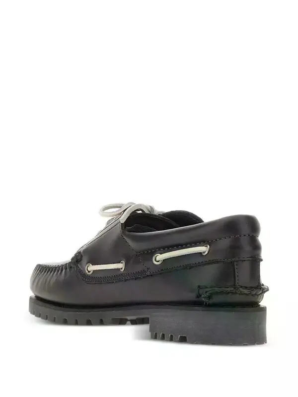 Timberland Road Trip 3-eye Lug Handsewn Boat Shoes - Black