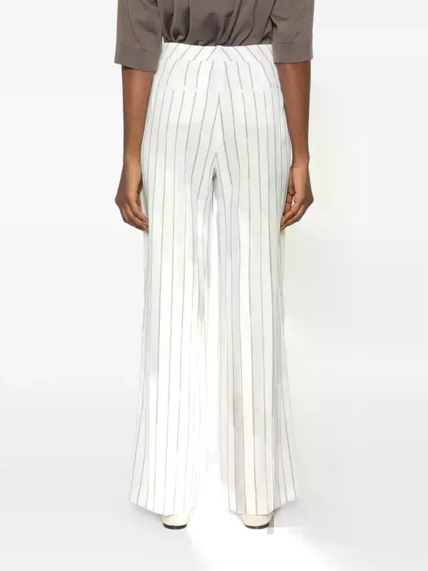 Peserico Pinstripe Wide Leg Trousers