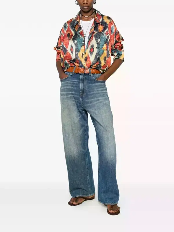R13 Straight Leg Five-pocket Jeans