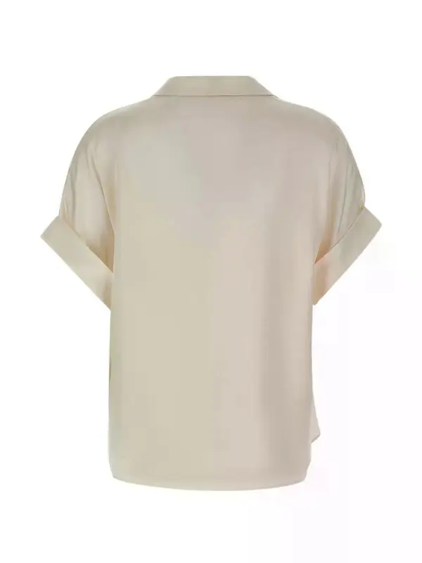 Eleventy Turn-up Short-sleeve Shirt