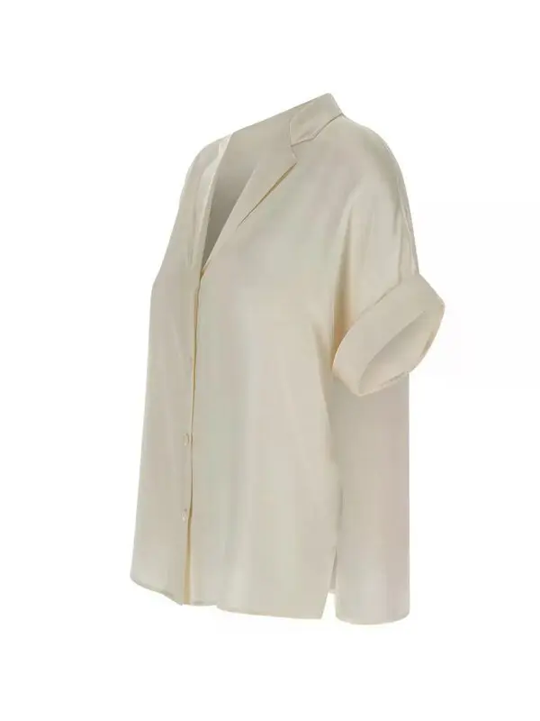 Eleventy Turn-up Short-sleeve Shirt