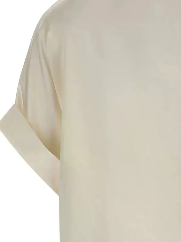 Eleventy Turn-up Short-sleeve Shirt
