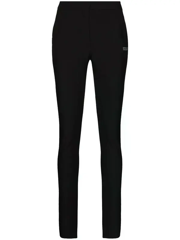 Off-White Logo-print Slim-fit Trousers