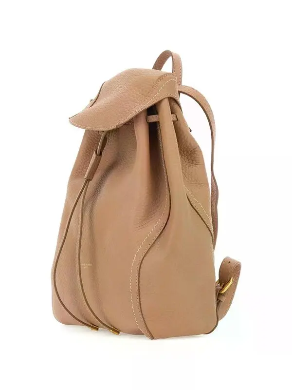 GIANNI CHIARINI Violette Contrast-stitch Drawstring Backpack