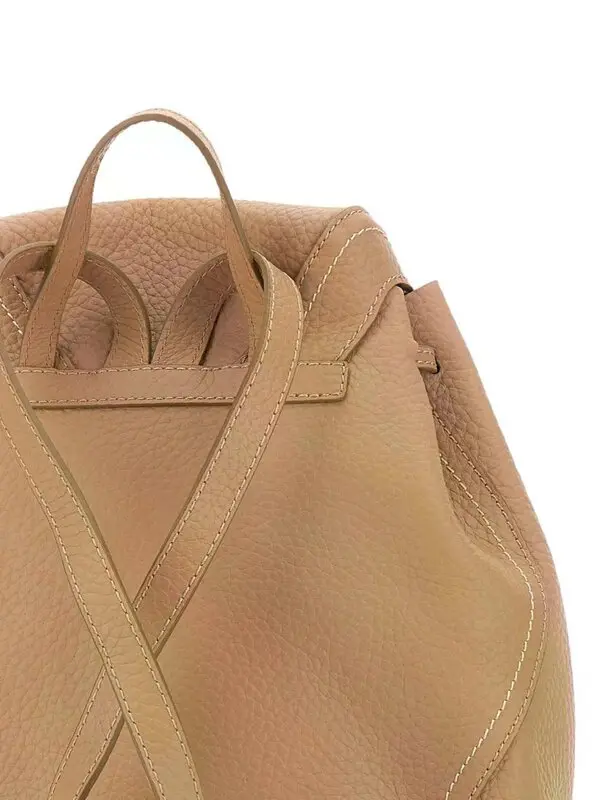 GIANNI CHIARINI Violette Contrast-stitch Drawstring Backpack