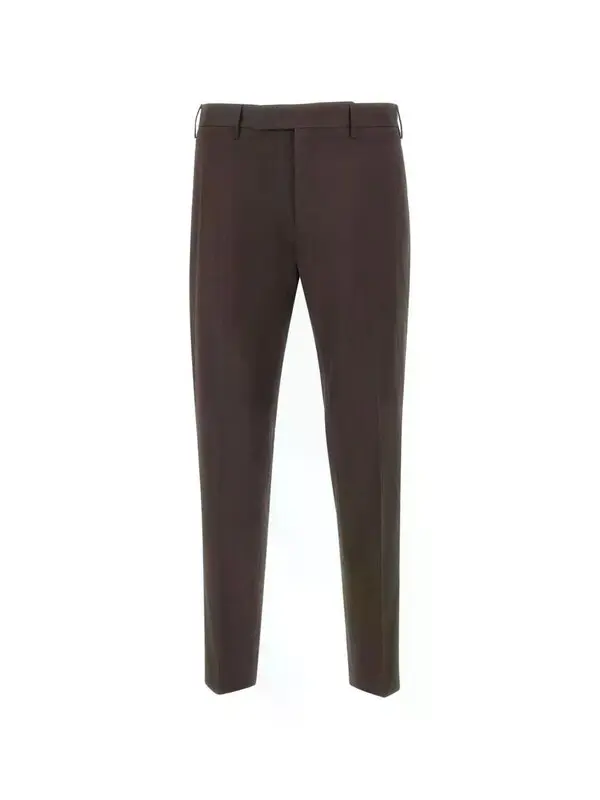 PT TORINO Belt-loop Pocket Trousers - Brown