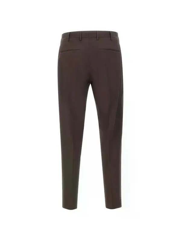 PT TORINO Belt-loop Pocket Trousers - Brown