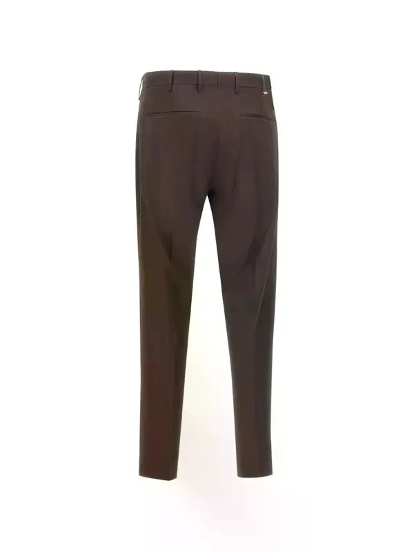 PT TORINO Belt-loop Pocket Trousers - Brown