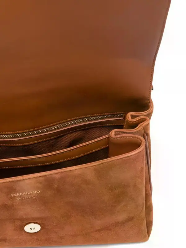FERRAGAMO Front Flap Shoulder Bag