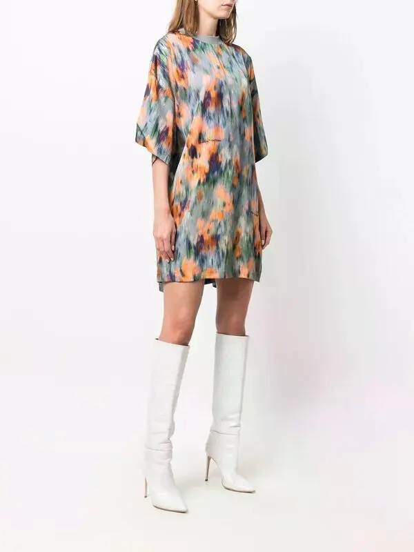 Off-White T-shirt Dress