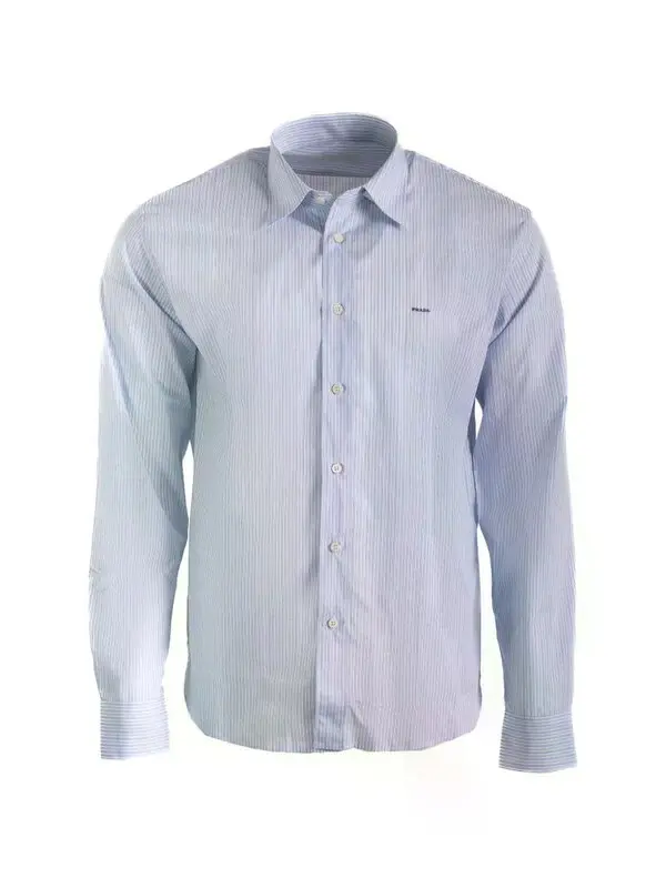 Prada Striped-pattern Long-sleeve Shirt