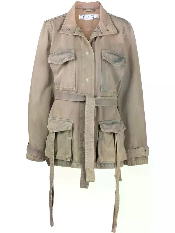 Off-White Dyed Denim Field Jacket