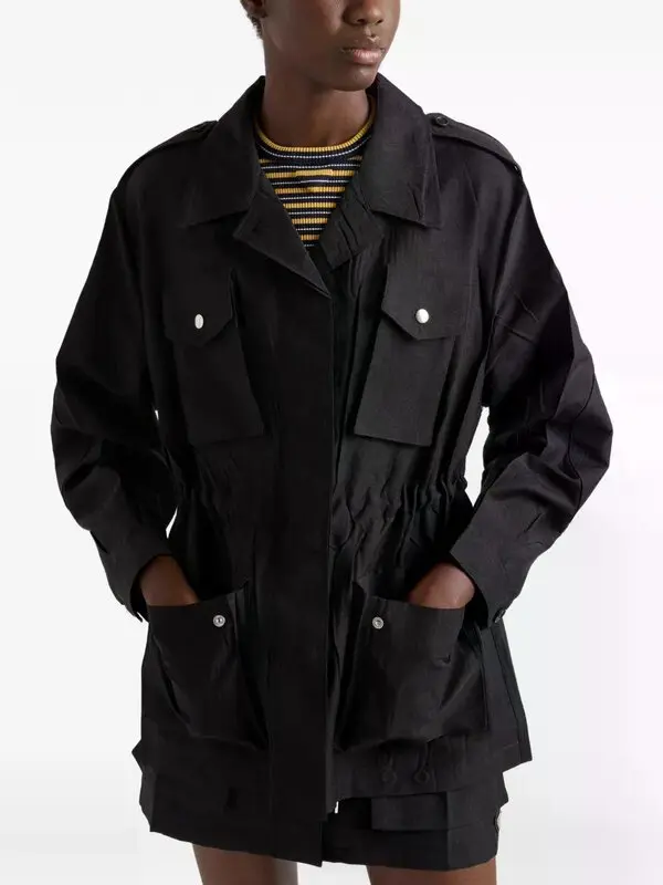 Prada Button Flap-pocket Jacket