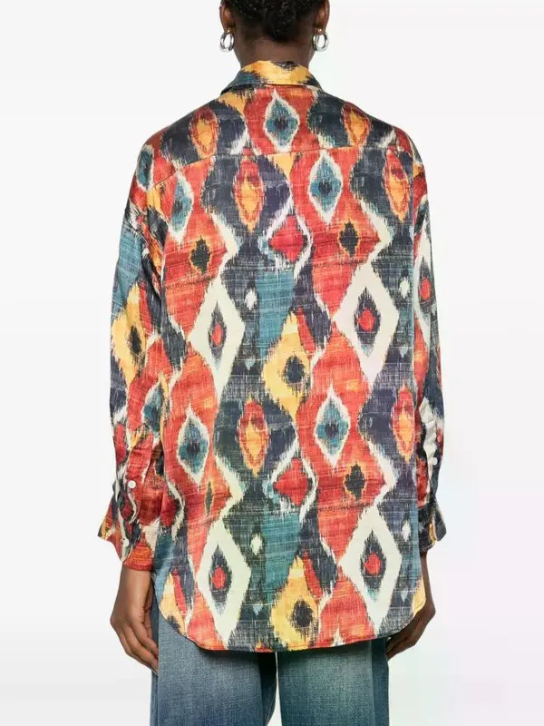 R13 Diamond-print Shirt