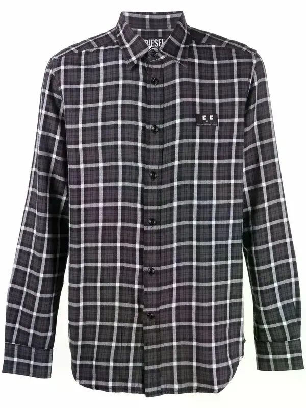 DIESEL® Check-print Flannel Shirt