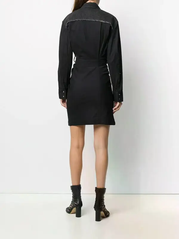 DIESEL® Belted Shirt Dress