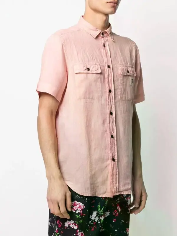 DIESEL® Plain Flap-pocket Shirt