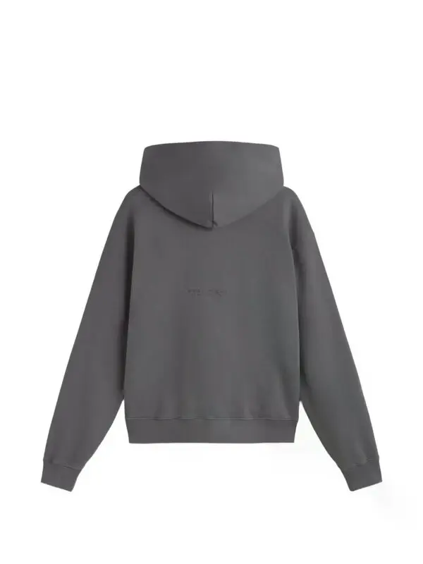 LES HÉRITIERS Floral Design Drawstring Hoodie