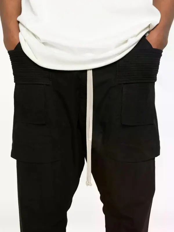 Rick Owens Drawstring Cotton Trousers